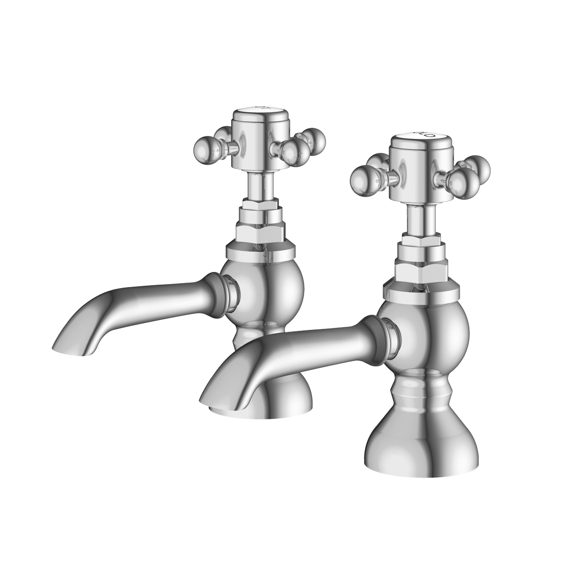 Aqualla Georgia Bath Taps | Bassetts