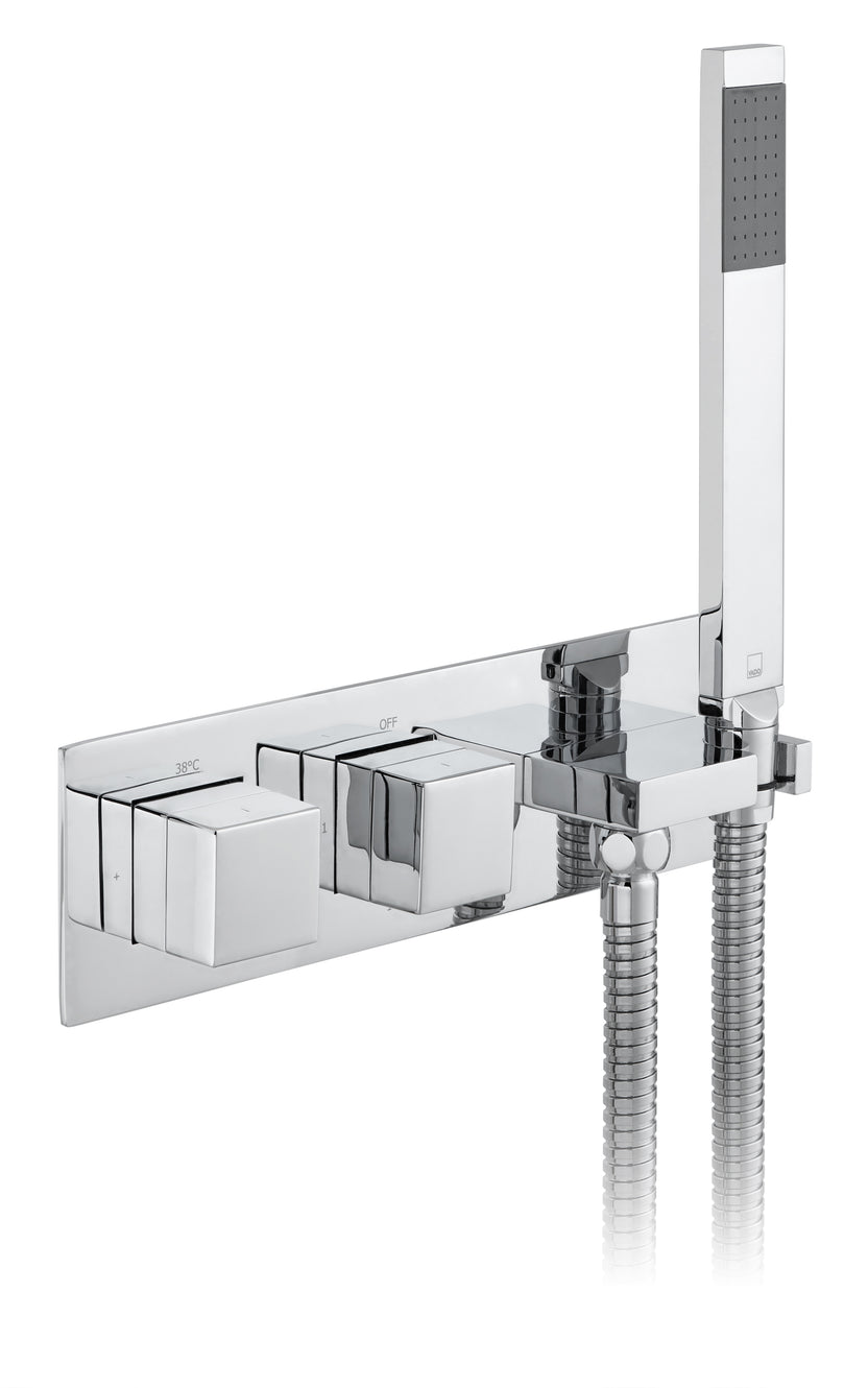Tablet iO Notion 2 Outlet Thermostatic Valve w/All-Flow + Integrated M ...