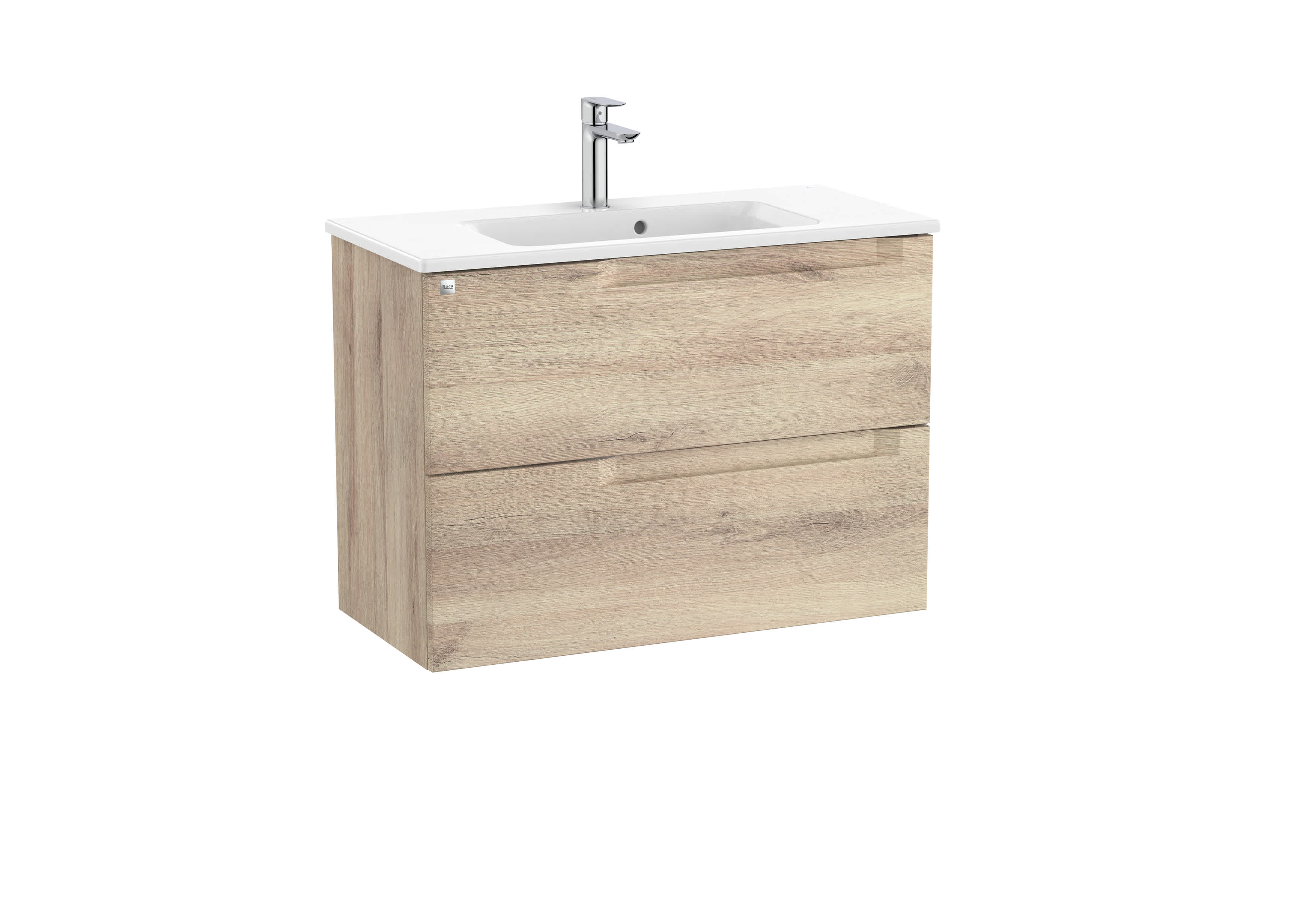 Aleyda Vanity Unit 2 Drawer 800 mm Compact | Bassetts