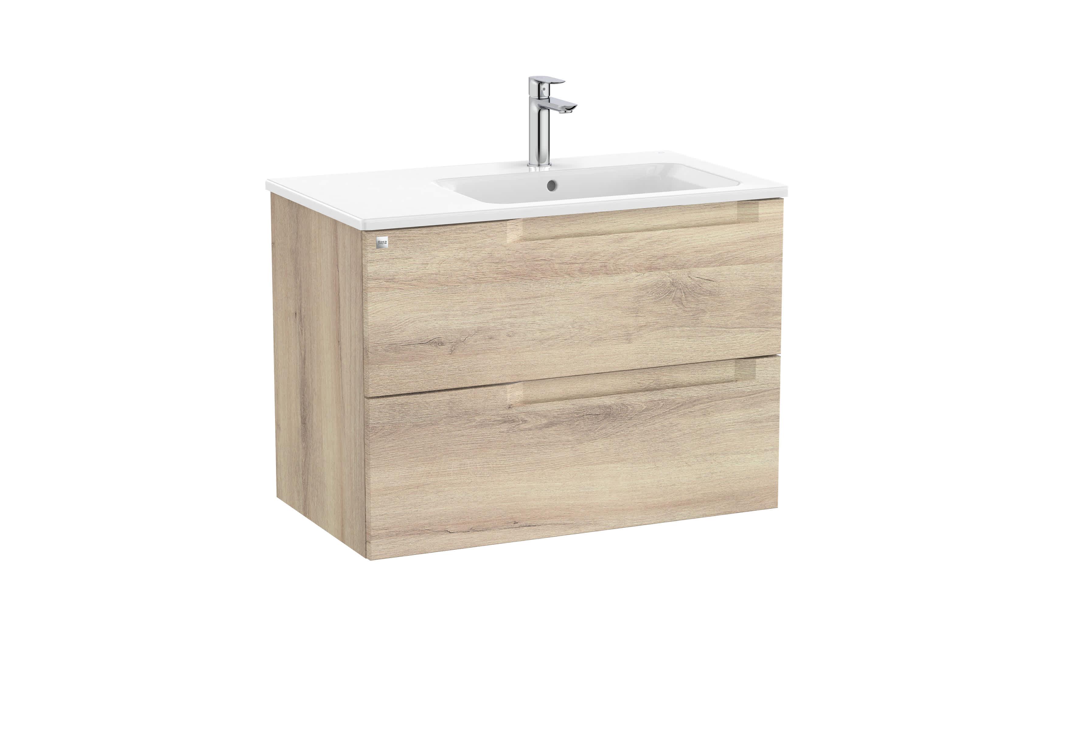 Aleyda Vanity Unit 2 Drawer 800 mm Right-Hand | Bassetts