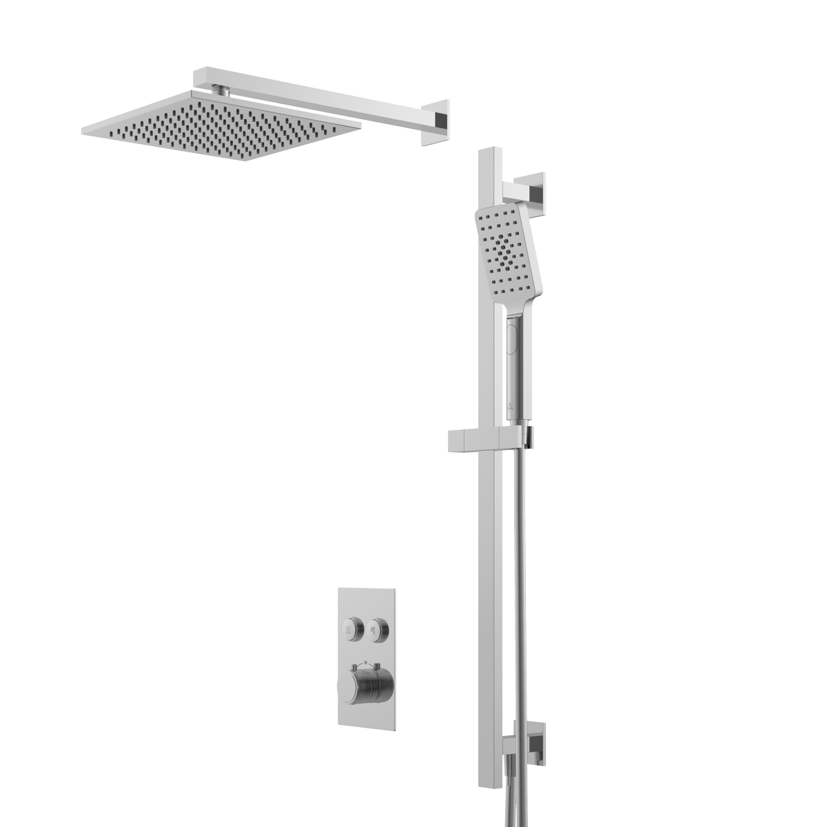 Fuse Push Button Glide Square with Push Button Valve | Bassetts
