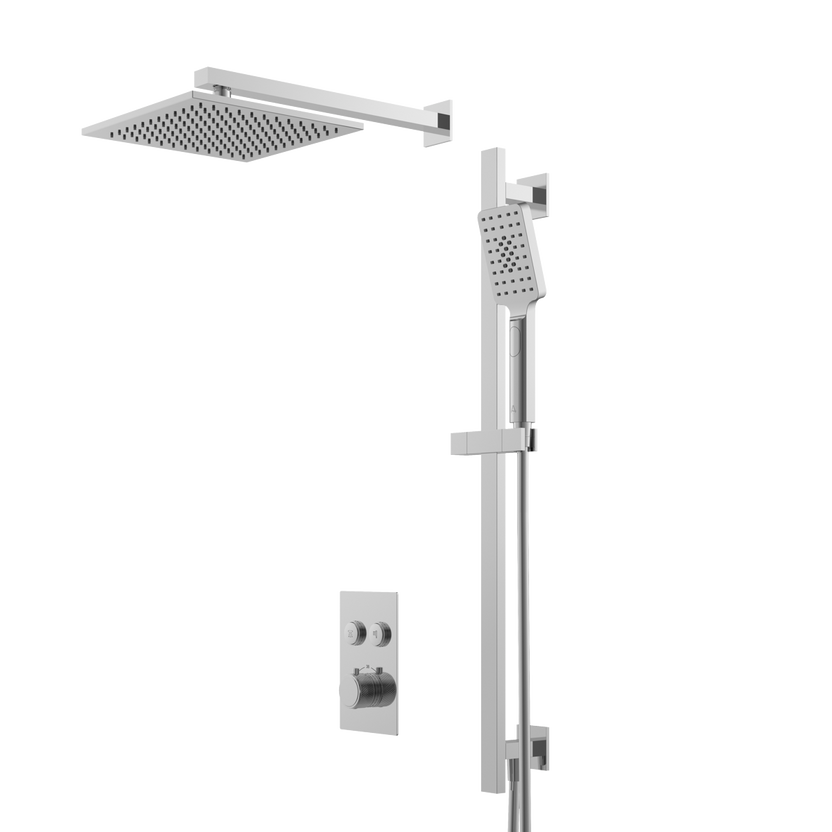 Fuse Push Button Glide Square with Push Button Valve | Bassetts